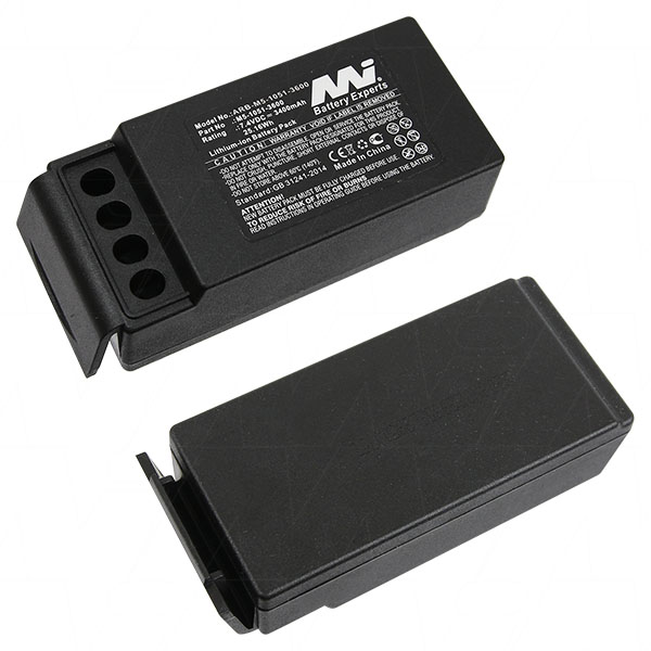 MI Battery Experts ARB-M5-1051-3600-V1 7.4V 3400mAh LiIon Radio Remote Controller Battery ...